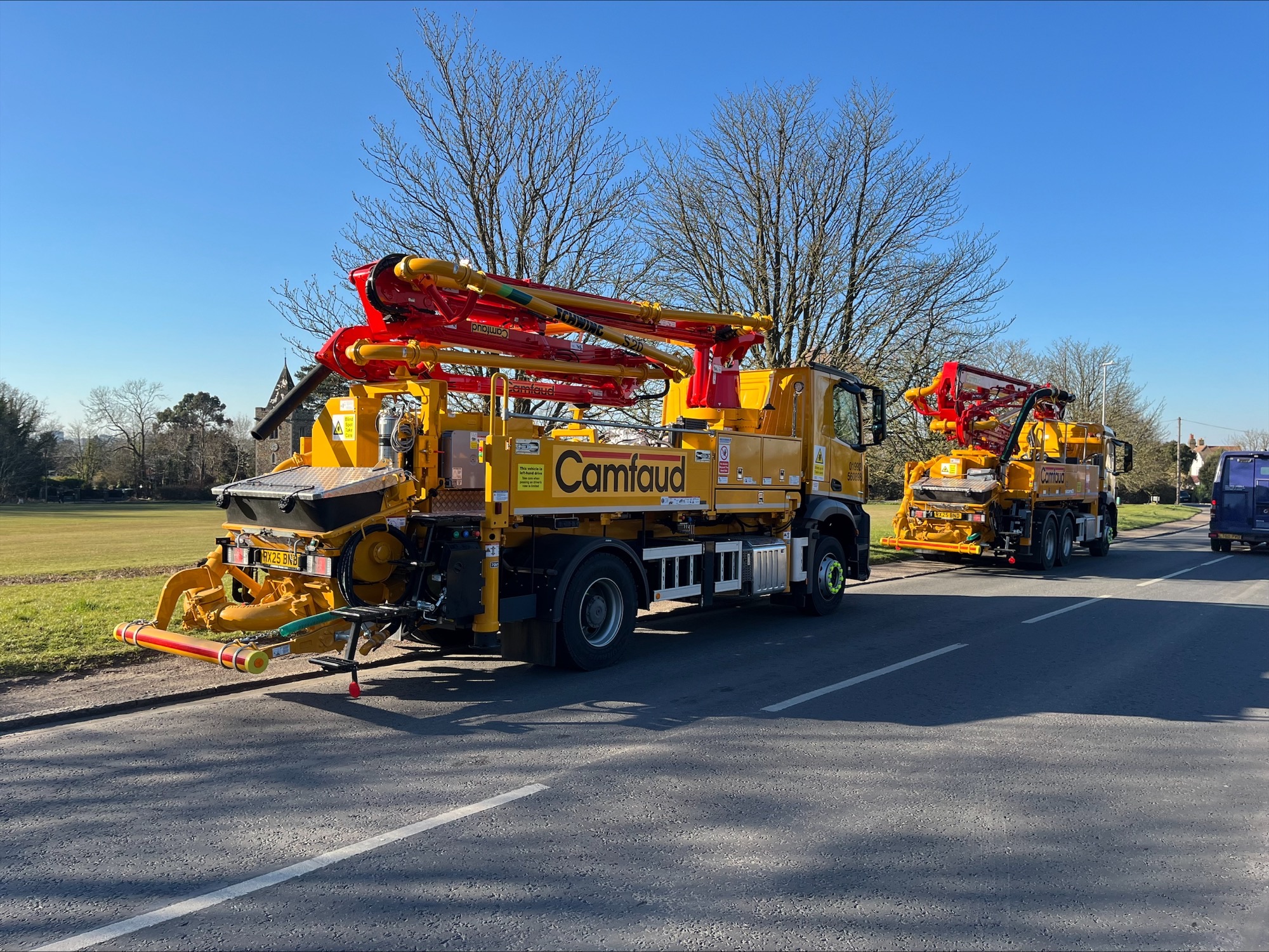 Two brand new Schwing Concrete Pumps | Camfaud