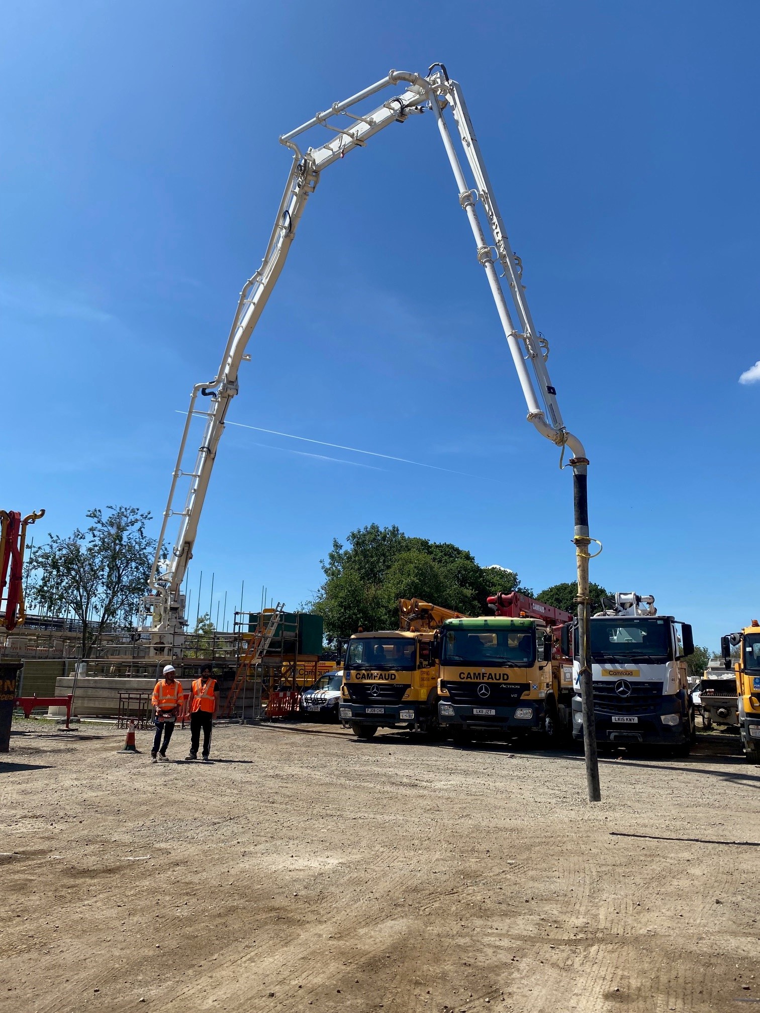 Concrete Placing Boom Training at Camfaud
